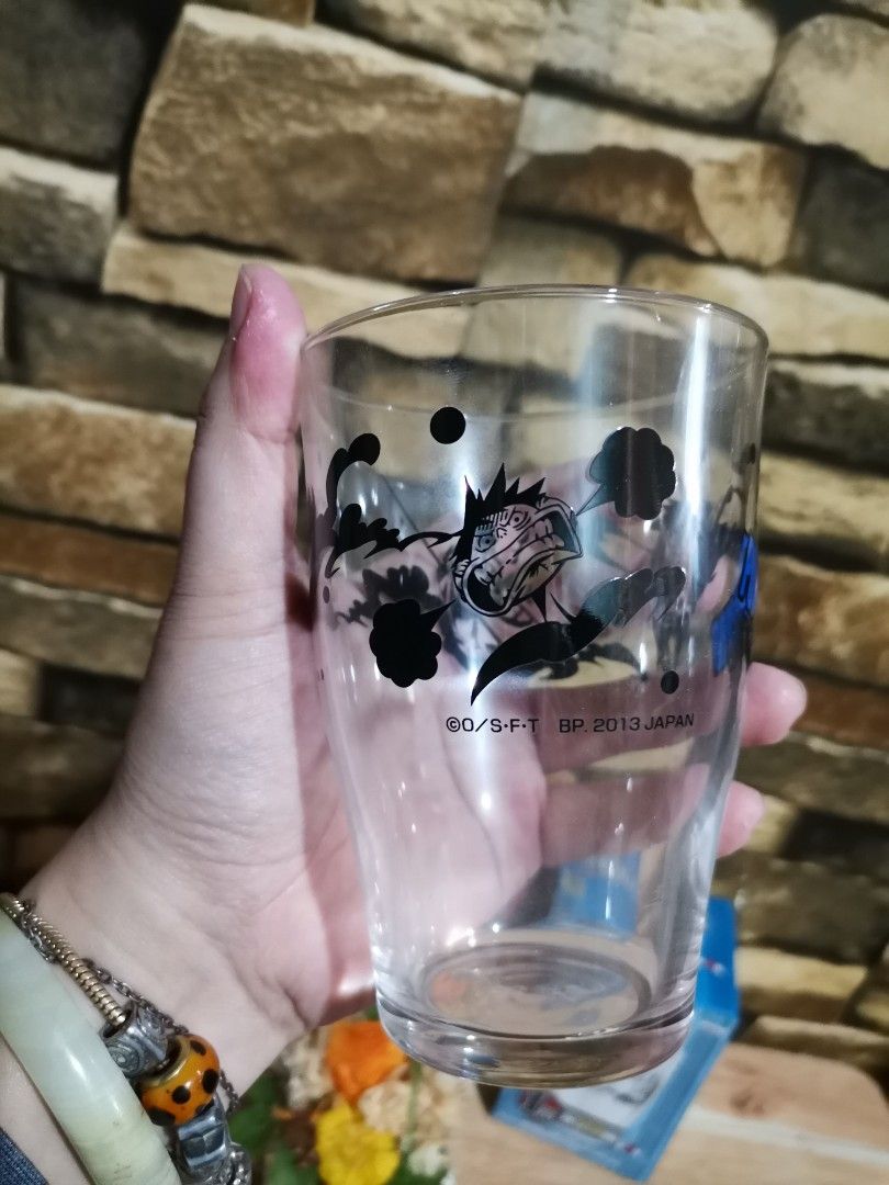 One Piece Punk Hazard Tall glass, Hobbies & Toys, Memorabilia ...