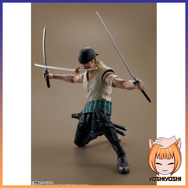 One Piece S.H.Figuarts Roronoa Zoro SHF - Netflix Series Figure ...