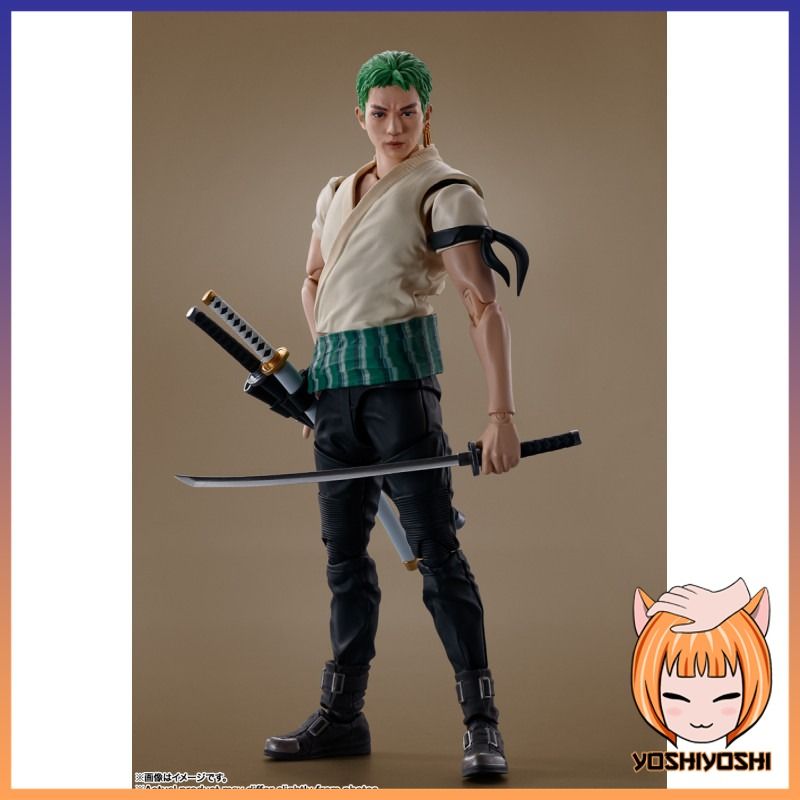 One Piece S.H.Figuarts Roronoa Zoro SHF - Netflix Series Figure ...