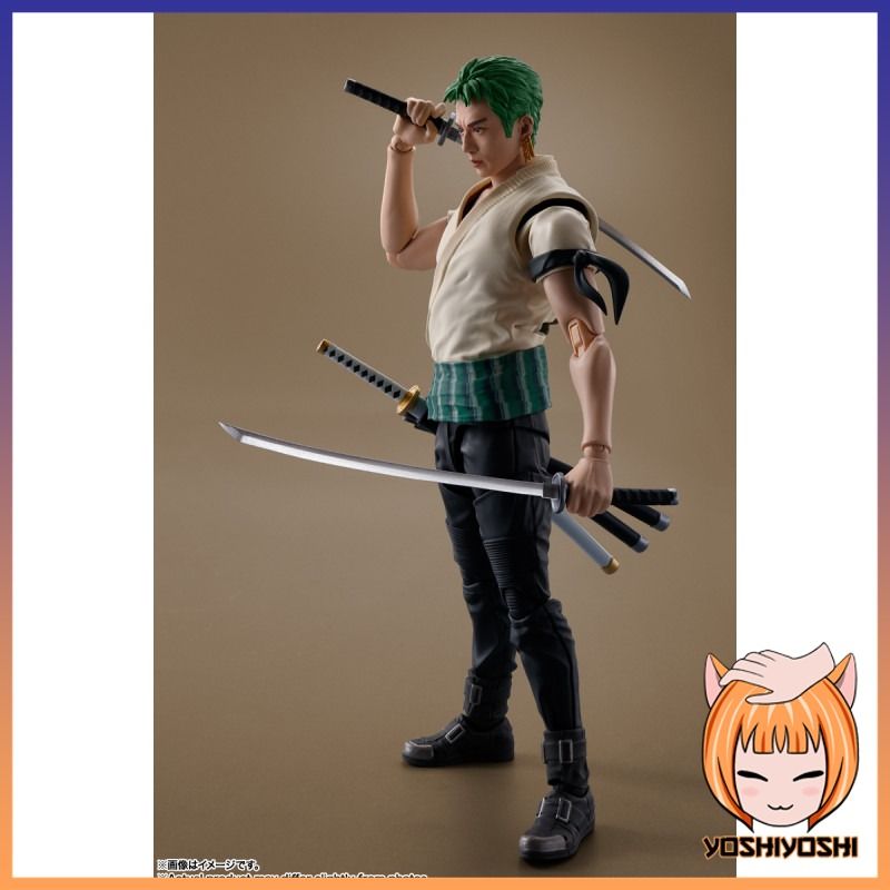 One Piece S.H.Figuarts Roronoa Zoro SHF - Netflix Series Figure ...