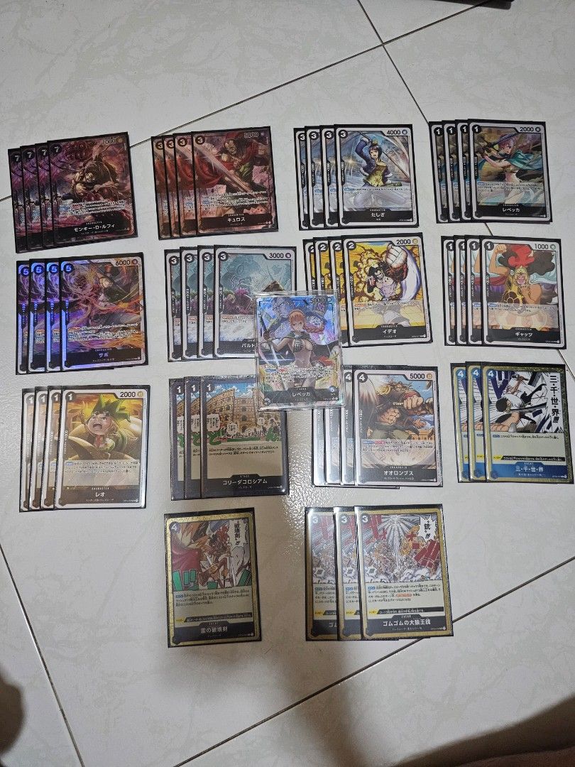 OPTCG Rebecca Deck (w rarity), Hobbies & Toys, Toys & Games on Carousell