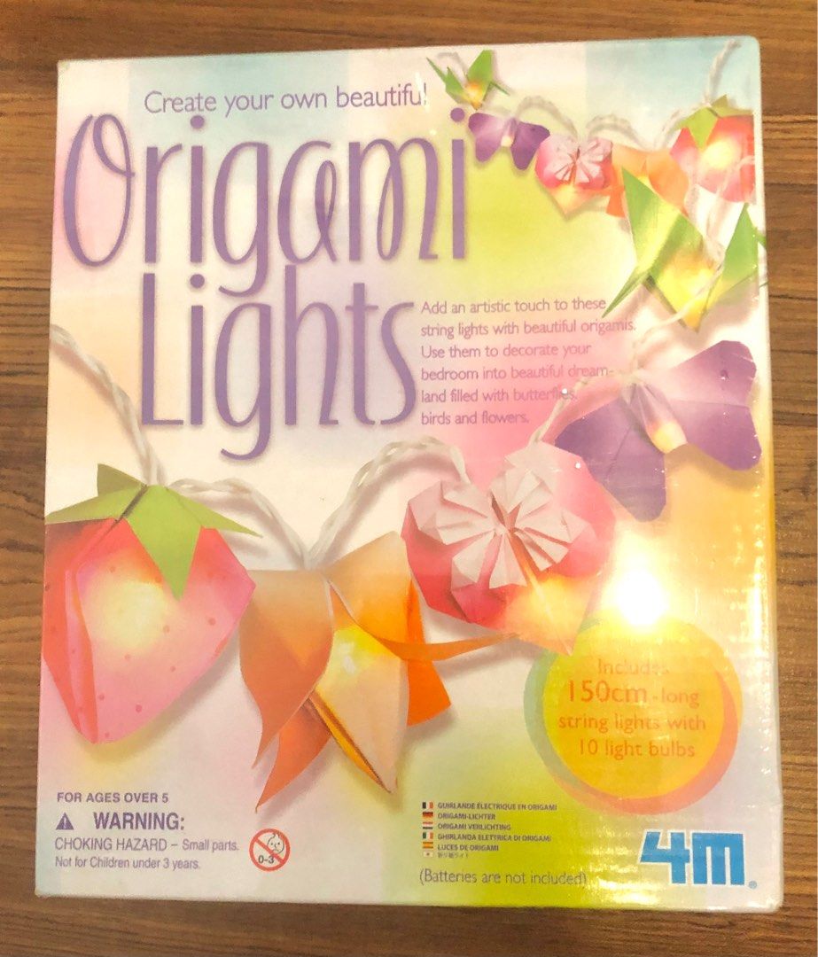 Origami Lights + Make Your Own Paper, Hobbies & Toys, Stationery ...