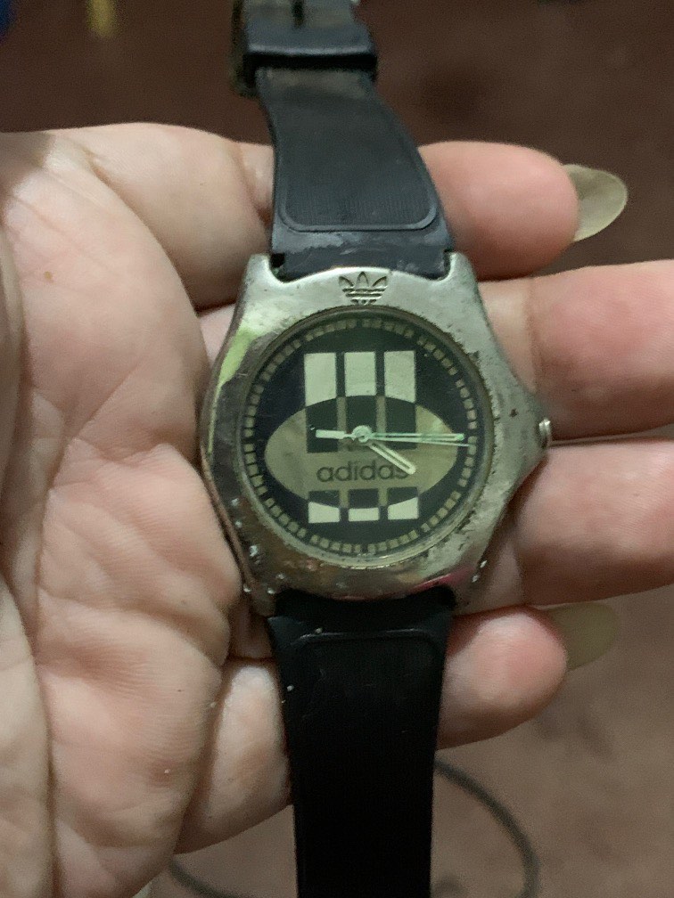 original adidas watch damaged ( for restoration ), Women's Fashion ...
