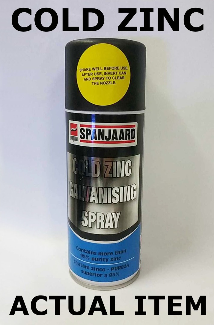ORIGINAL SPANJAARD COLD ZINC GALVANISING SPRAY ( 400ML ) GALVANIZING ...