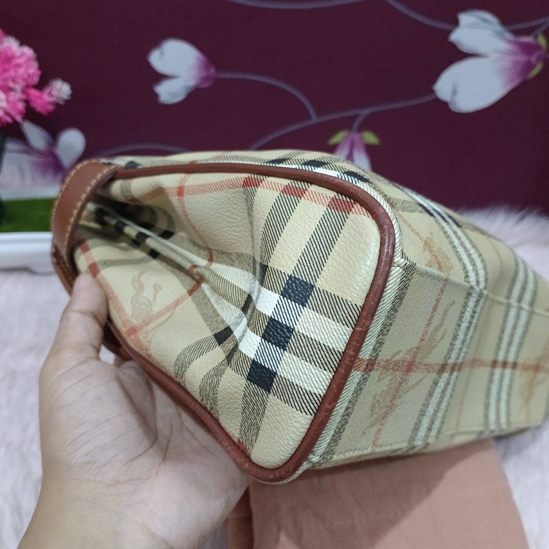 ORIGINAL VINTAGE BURBERRY'S CHECK KELLY BAG on Carousell