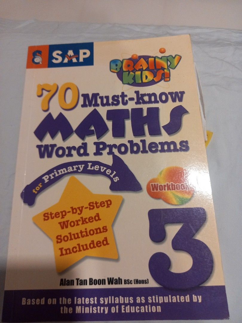 P3. 70 Must Know Maths Word Problems, Hobbies & Toys, Books & Magazines ...