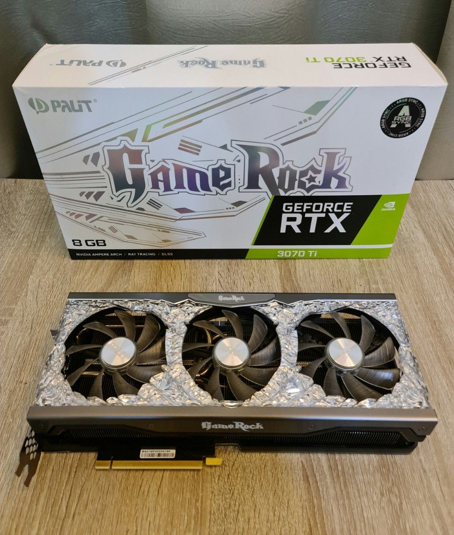 Palit Game Rock RTX 3070 Ti, Computers & Tech, Parts & Accessories ...