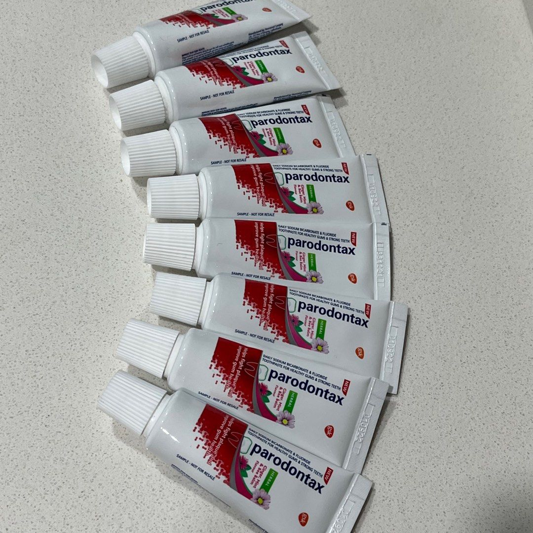 Parodontax Sample Toothpaste x7, Beauty & Personal Care, Oral Care on ...