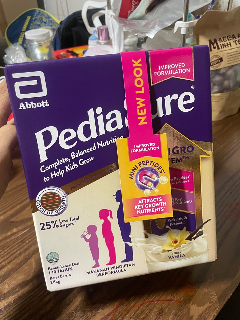 Pediasure milk refill 1.8kg - Vanilla, Food & Drinks, Beverages on ...
