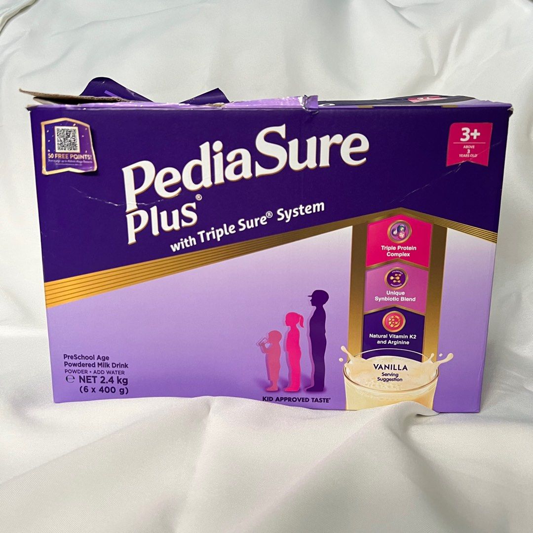 PediaSure Plus 3+ 2.4kg Vanilla Flavor, Babies & Kids, Nursing ...
