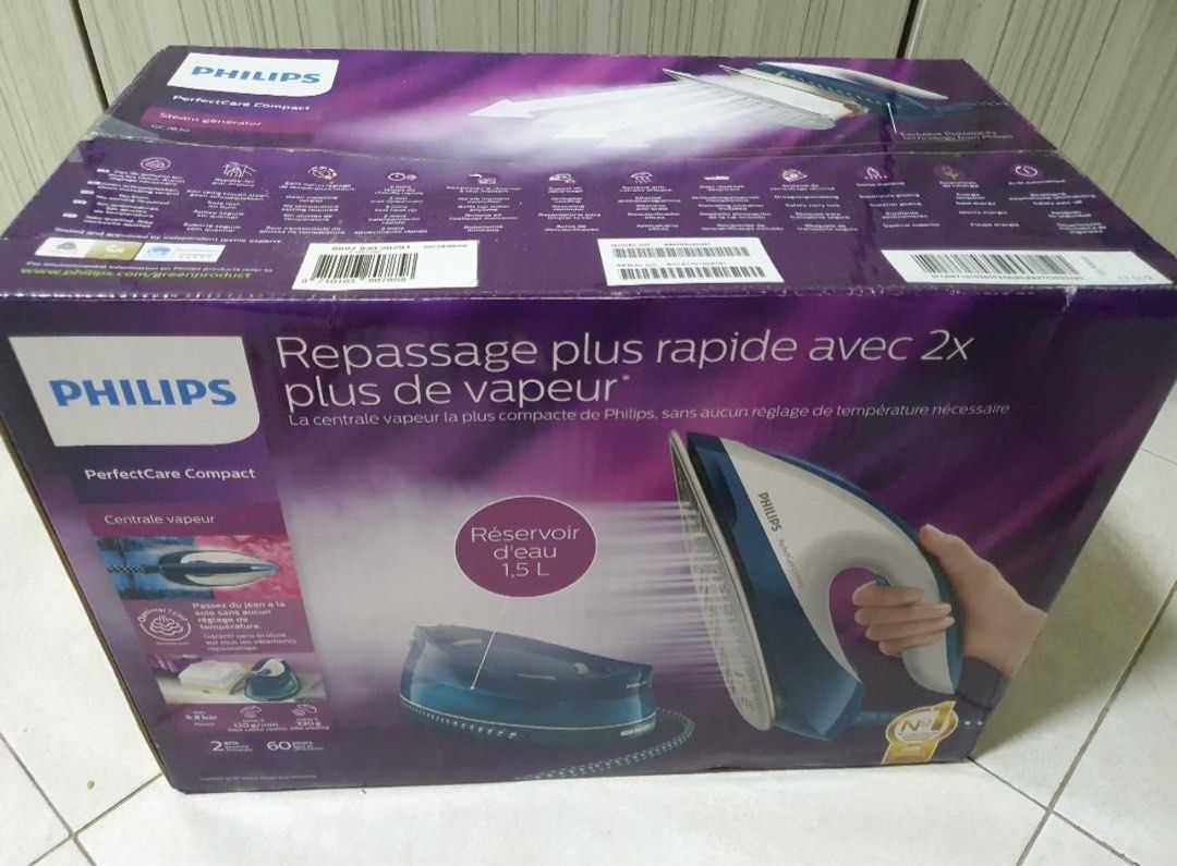 Philips PerfectCare Compact Steam Generator Iron, TV & Home Appliances ...