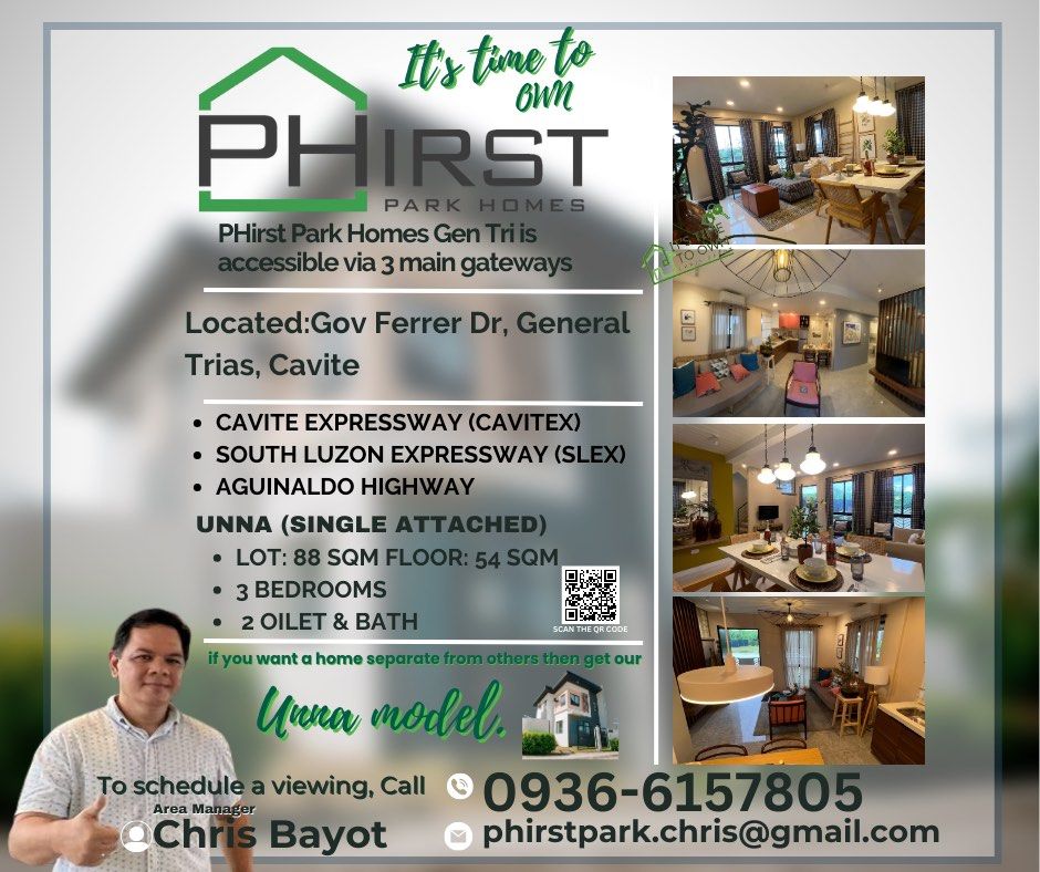 Phirst Park Cavite and Laguna Batangas house and lot Affordable for ...