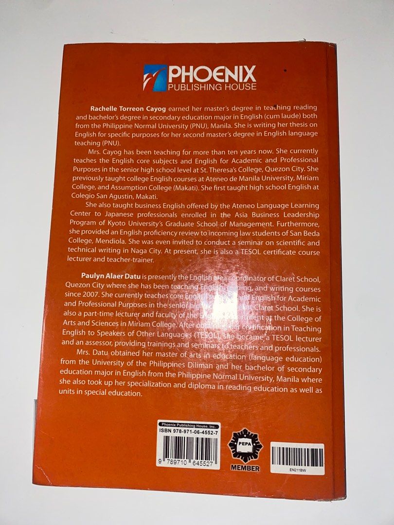 Phoenix Learning English for Academic and Professional Purposes LEAP Senior High School, Hobbies ...