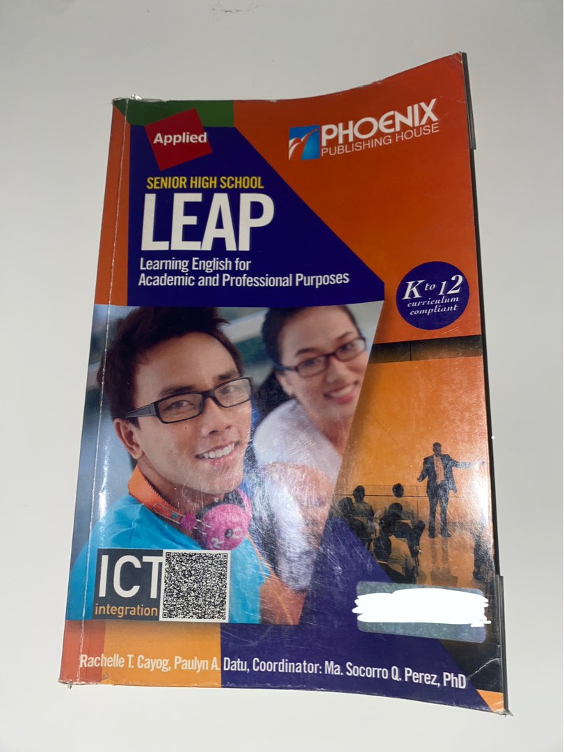 Phoenix Learning English for Academic and Professional Purposes LEAP Senior High School, Hobbies ...