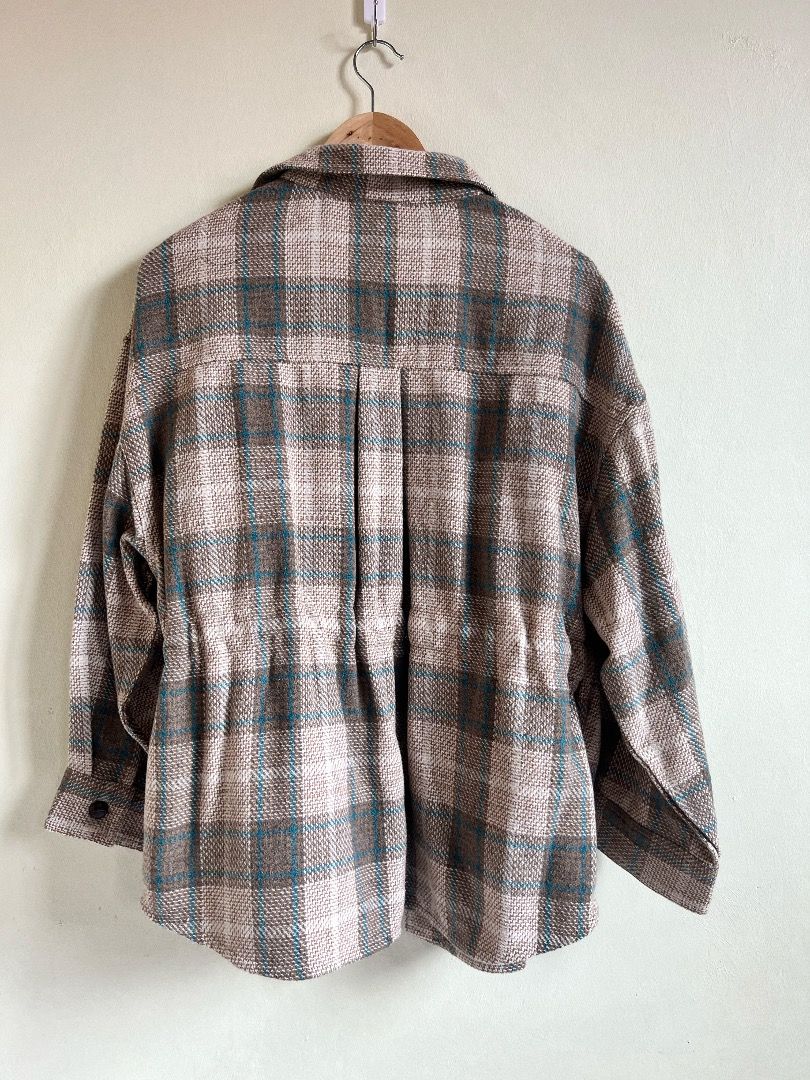 Plaid Jacket/Coat (Folklore/Evermore Taylor Swift Vibe) on Carousell