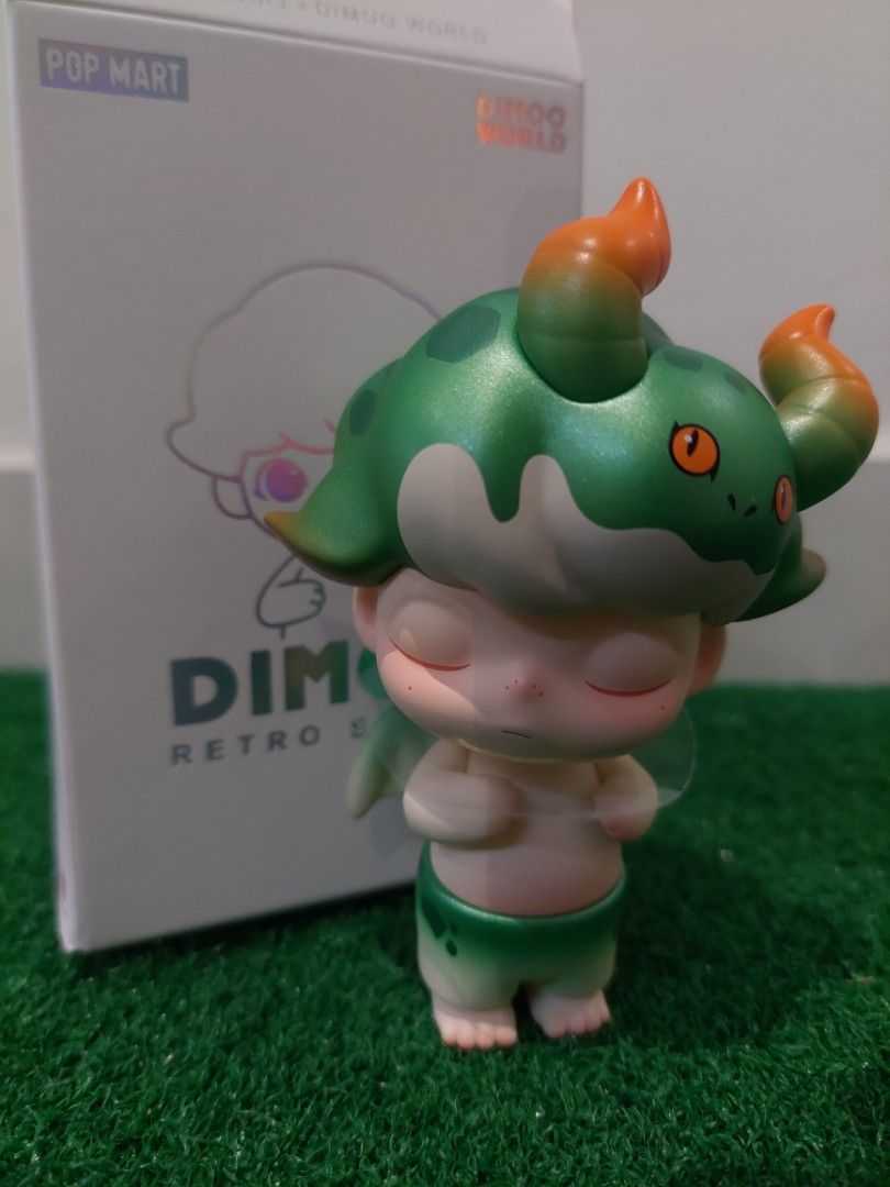Popmart Dimmo Retro Series LITTLE GREEN DRAGON, Hobbies & Toys, Toys ...