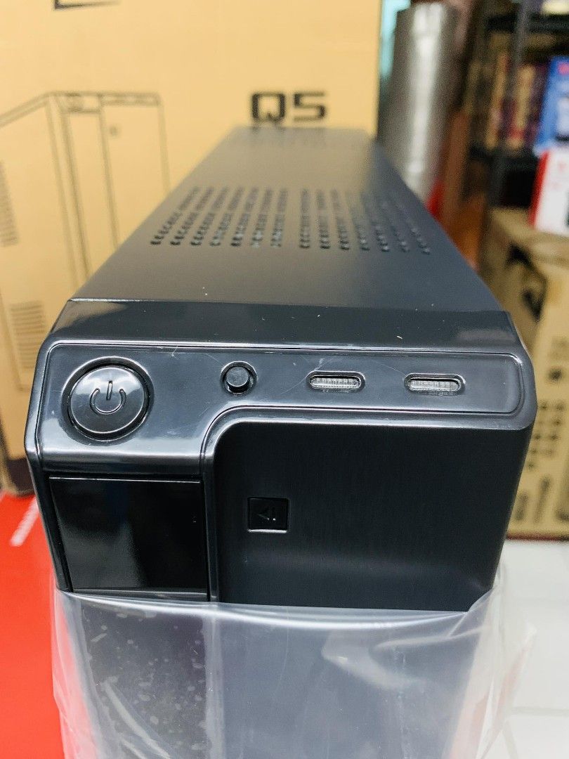 Powerlogic Q5 Slim Mini-Micro ATX PC Desktop Case with 600w PSU ...