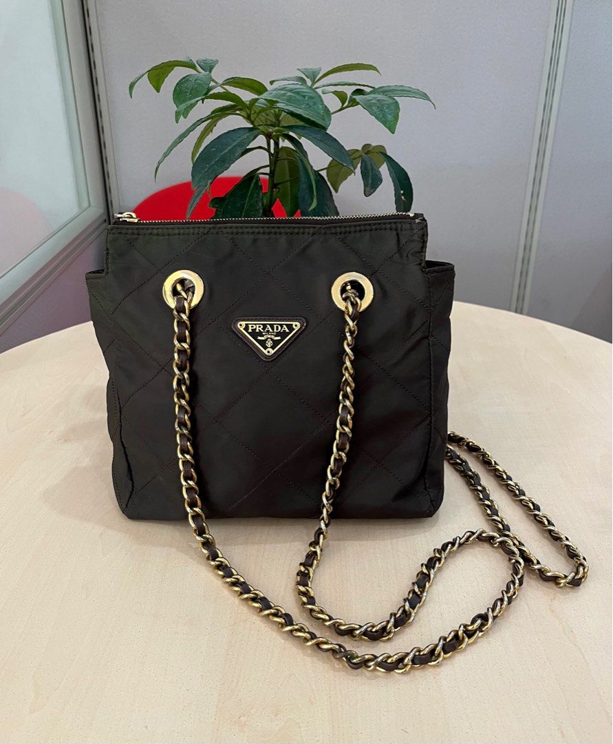 Prada Chain, Luxury, Bags & Wallets on Carousell