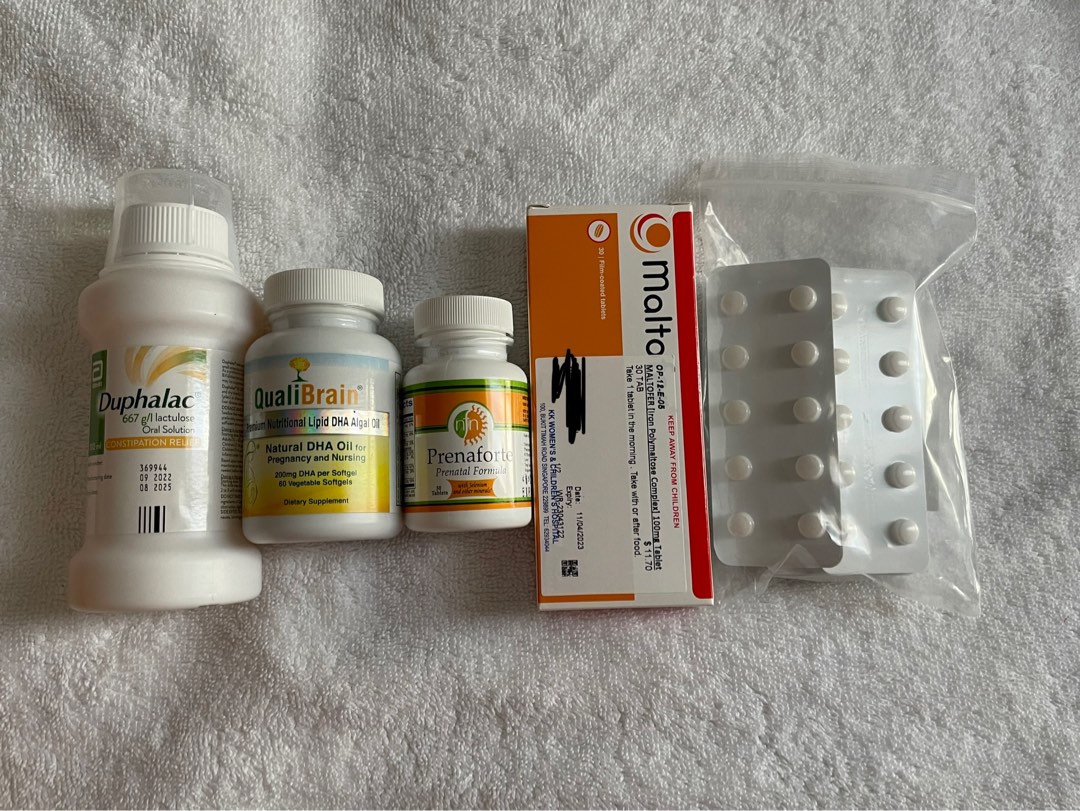 Prenatal vitamins and medicines, Health & Nutrition, Health Supplements ...