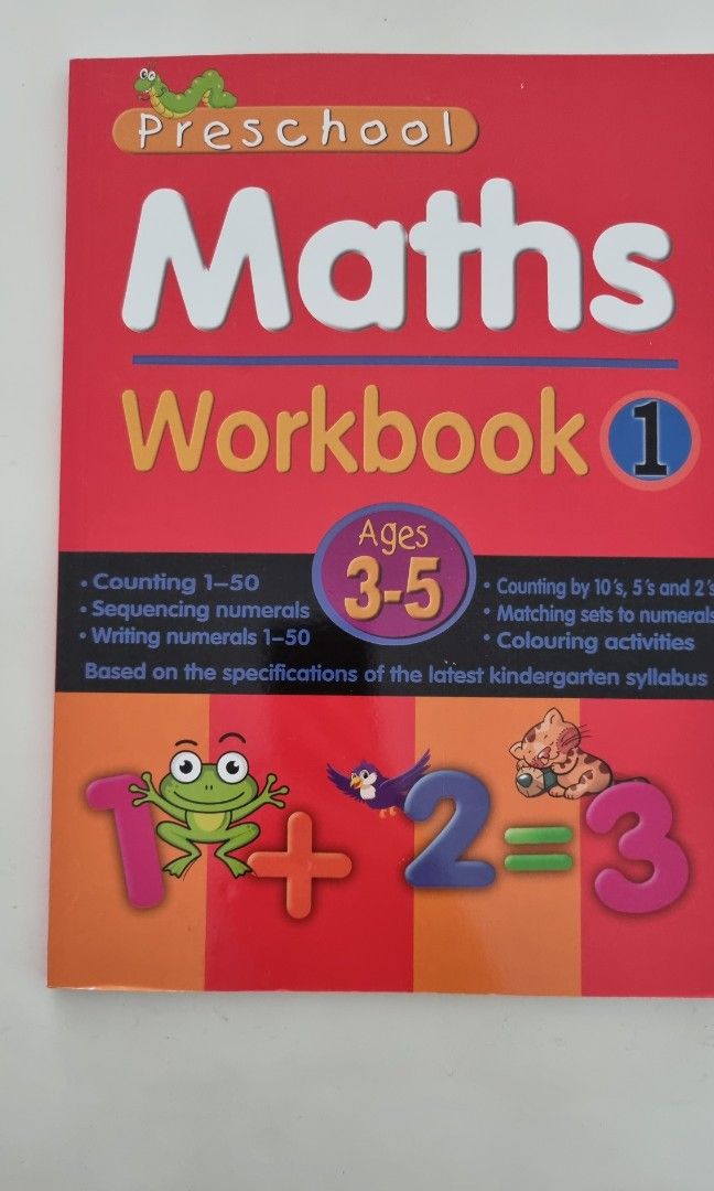 Preschool Maths Workbook, Hobbies & Toys, Books & Magazines, Assessment ...