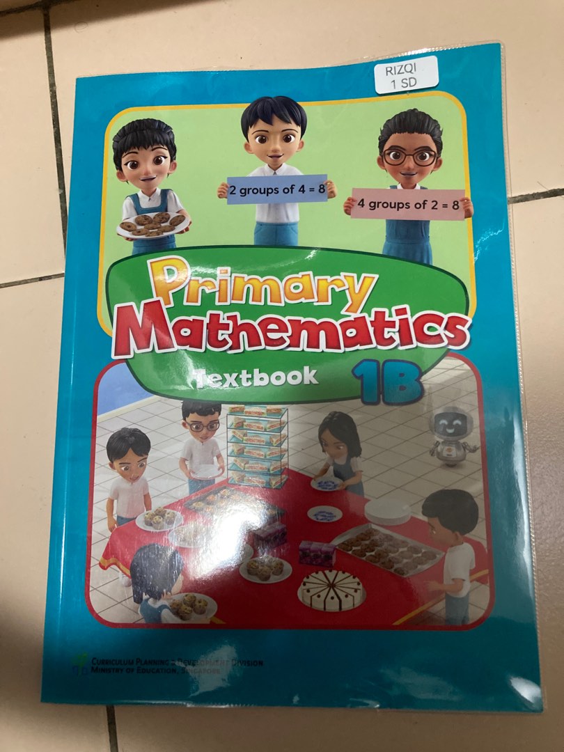 Primary Mathematics Textbook 1B, Hobbies & Toys, Books & Magazines ...