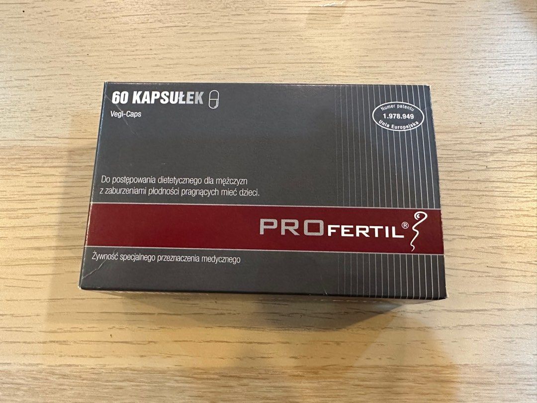 Profertil. 60 capsules. Fertility supplement for men., Health ...
