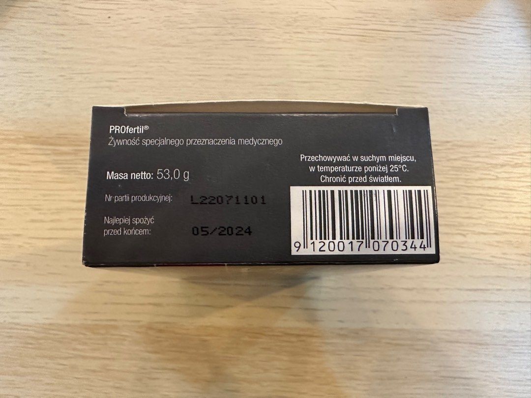 Profertil. 60 capsules. Fertility supplement for men., Health ...