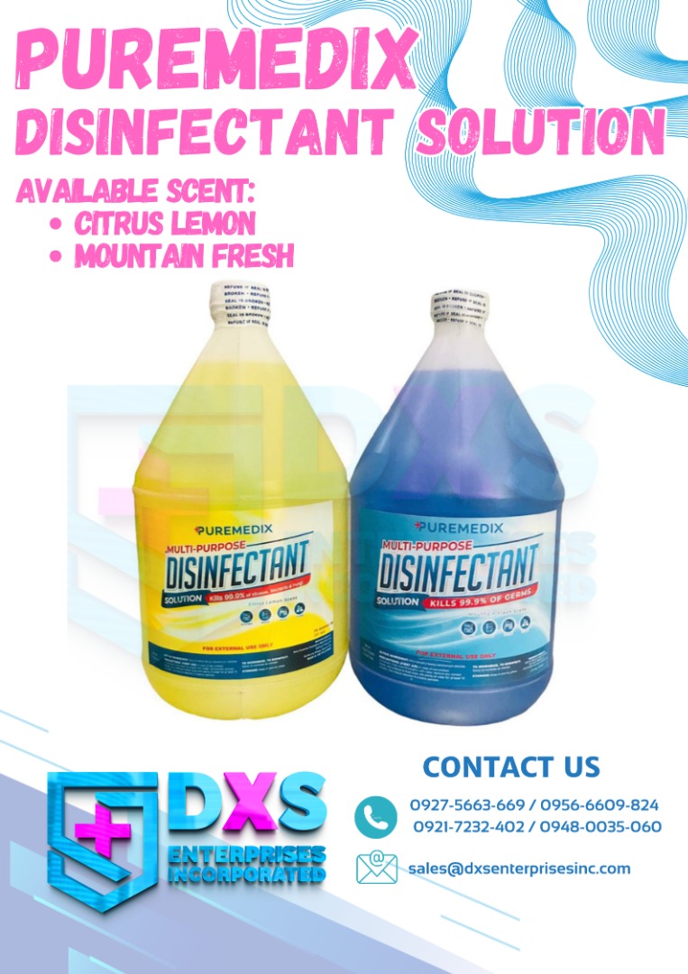 PUREMEDIX MULTI-PURPOSE DISINFECTANT SOLUTION, Beauty & Personal Care ...