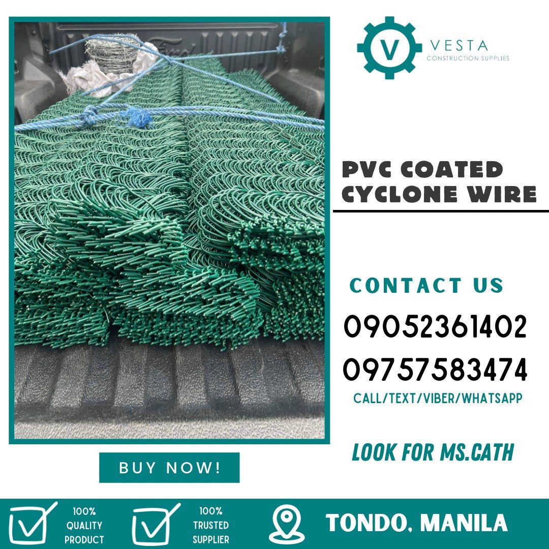 Pvc coated cyclone wire, Commercial & Industrial, Industrial Equipment ...