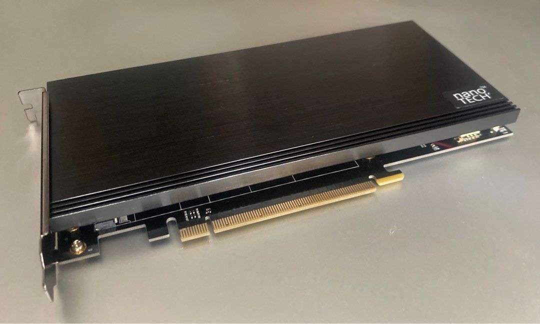 Quad m.2 NVMe SSD Switch Controller PCIE 3.0 x16 Adapter Card For Apple ...