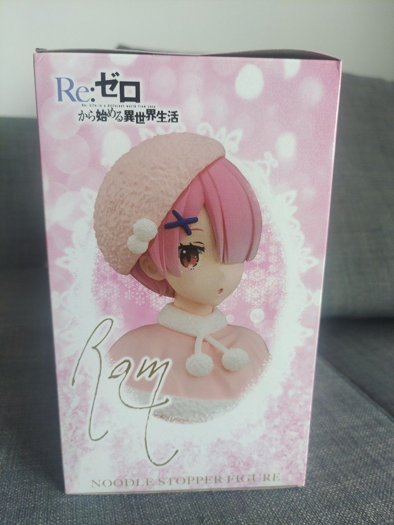 Re: Zero - Ram Snow Princess Noodle Stopper Figure, Hobbies & Toys ...