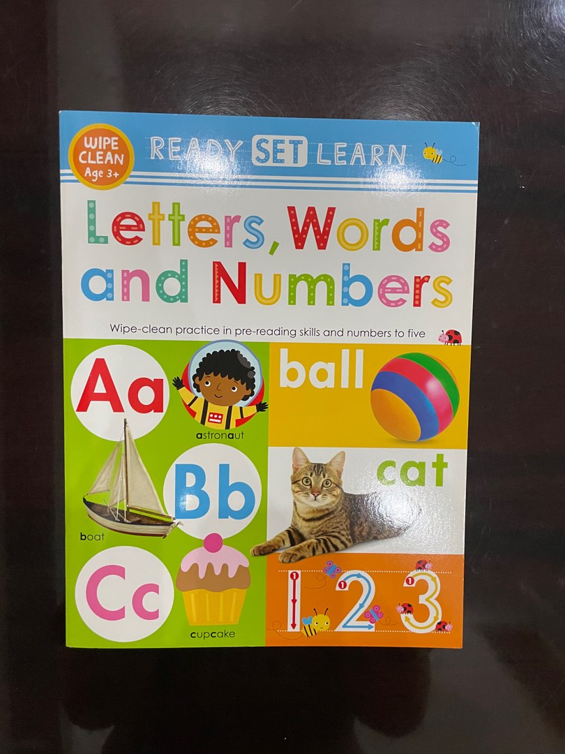 Ready set learn (letters, words, numbers), Buku & Alat Tulis, Buku Anak ...