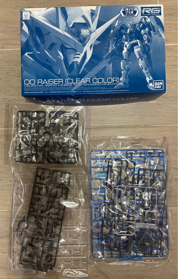 RG 00 Raiser [Clean color] / 00 Raiser [Gunpla Expo], 興趣及遊戲, 玩具 & 遊戲類 ...