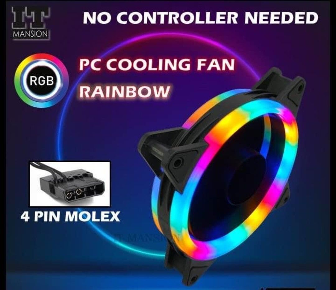 Rgb pc cooling fan, Computers & Tech, Parts & Accessories, Other ...