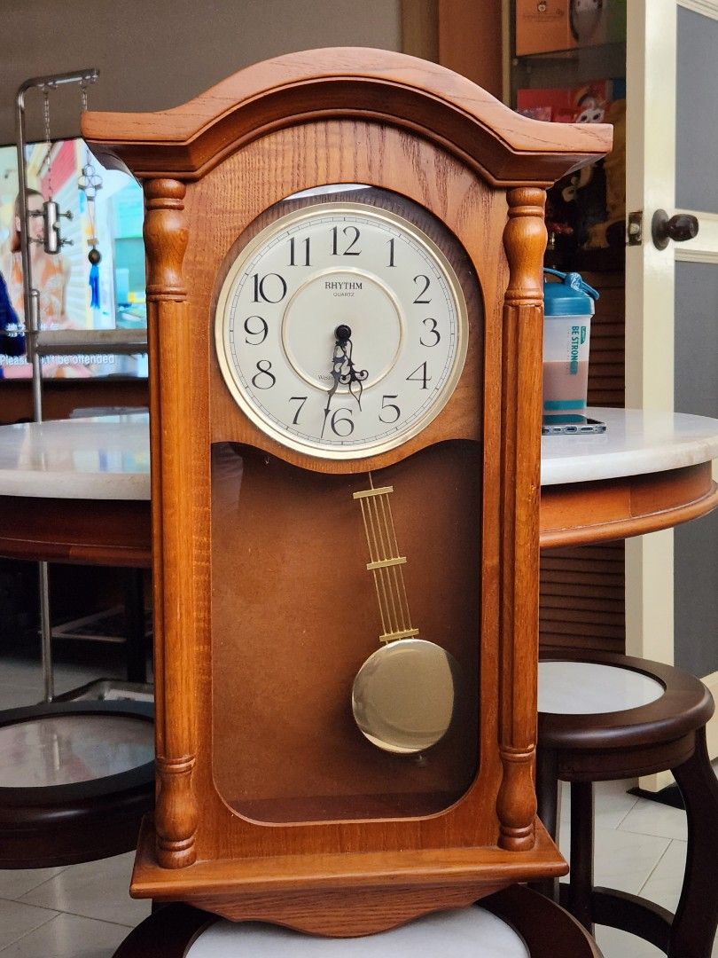 Rhythm Clock - Westminister Chime, Furniture & Home Living, Home Decor ...