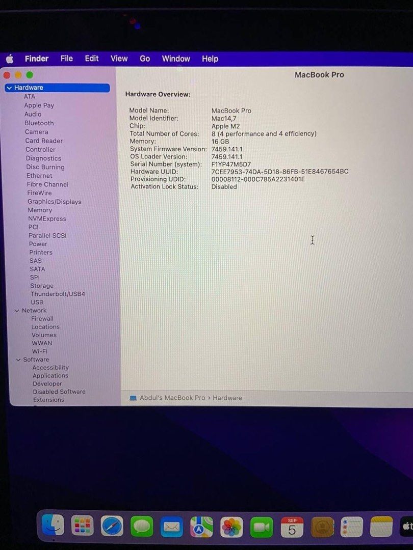 RUSH! MACBOOK PRO M2 | 1 CYCLE | COMPLETE PACKAGE | UNDER WARRANTY on Carousell