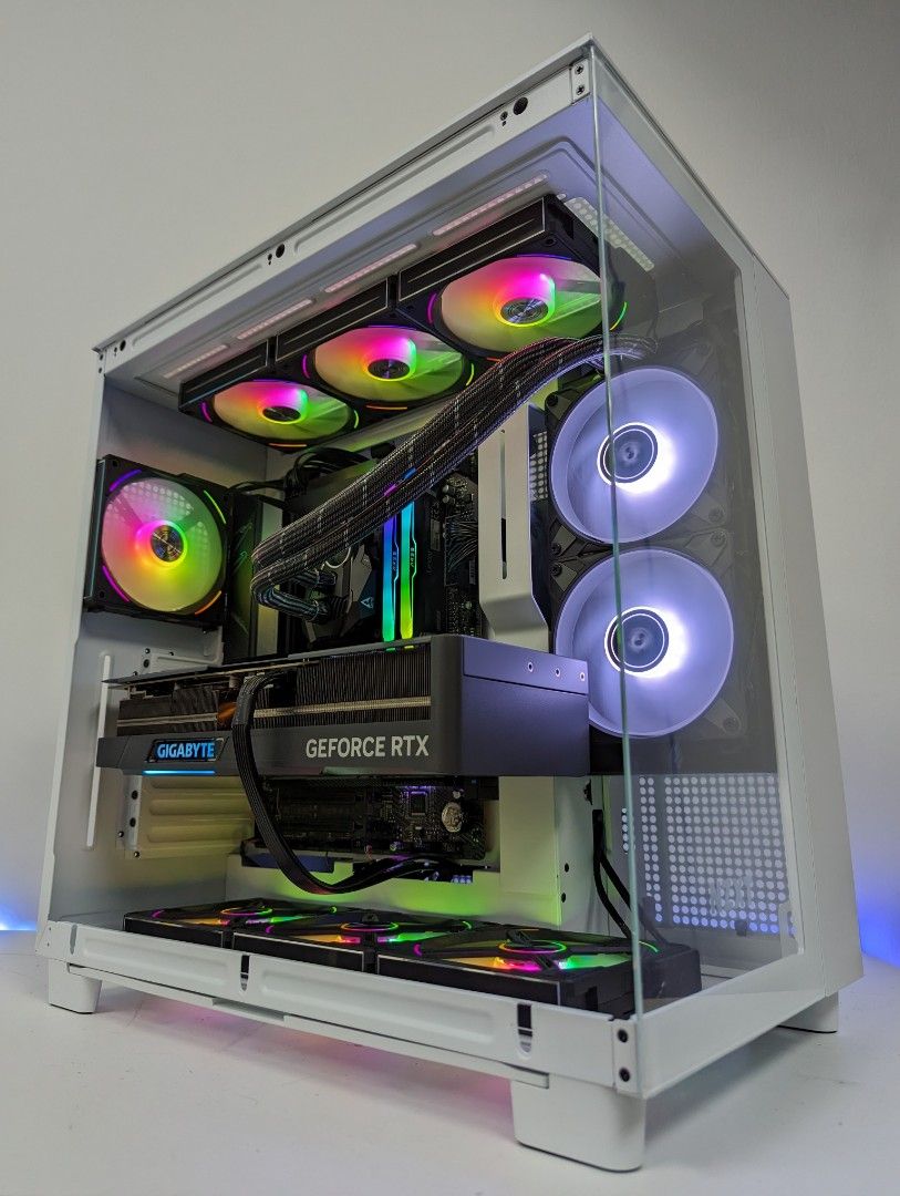 RYZEN 7 7700 + RTX 4080 Custom Gaming PC - max out cyberpunk Minecraft ...