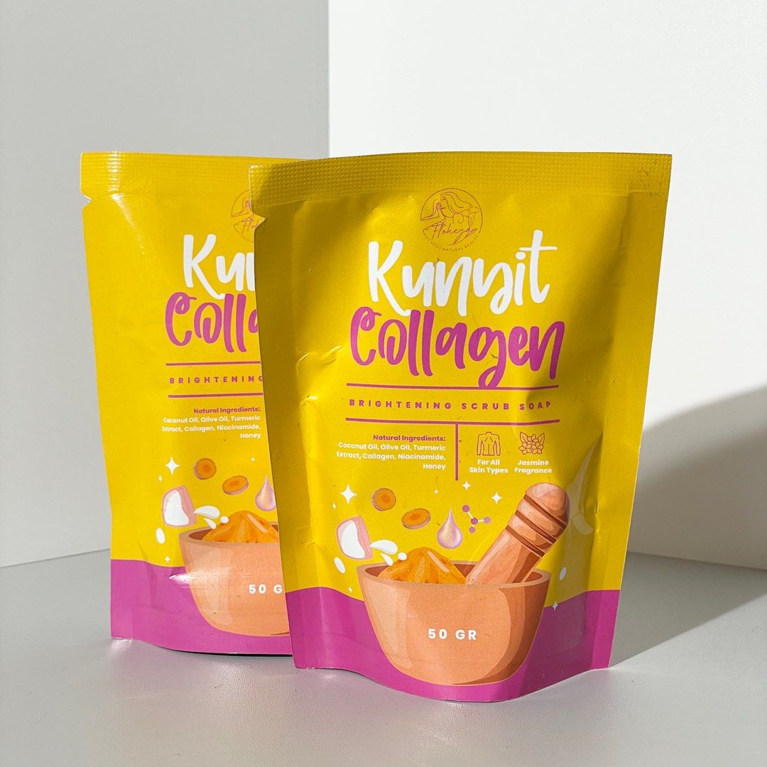 SABUN KUNYIT COLLAGEN, Kesehatan & Kecantikan, Kulit, Sabun & Tubuh di Carousell