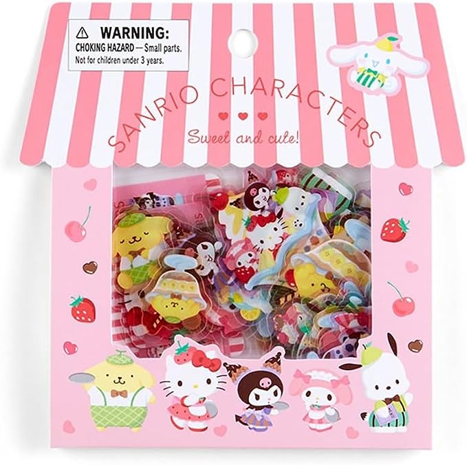 Sanrio Characters Mini Sticker Set (Sanrio Parfait), Hobbies & Toys ...