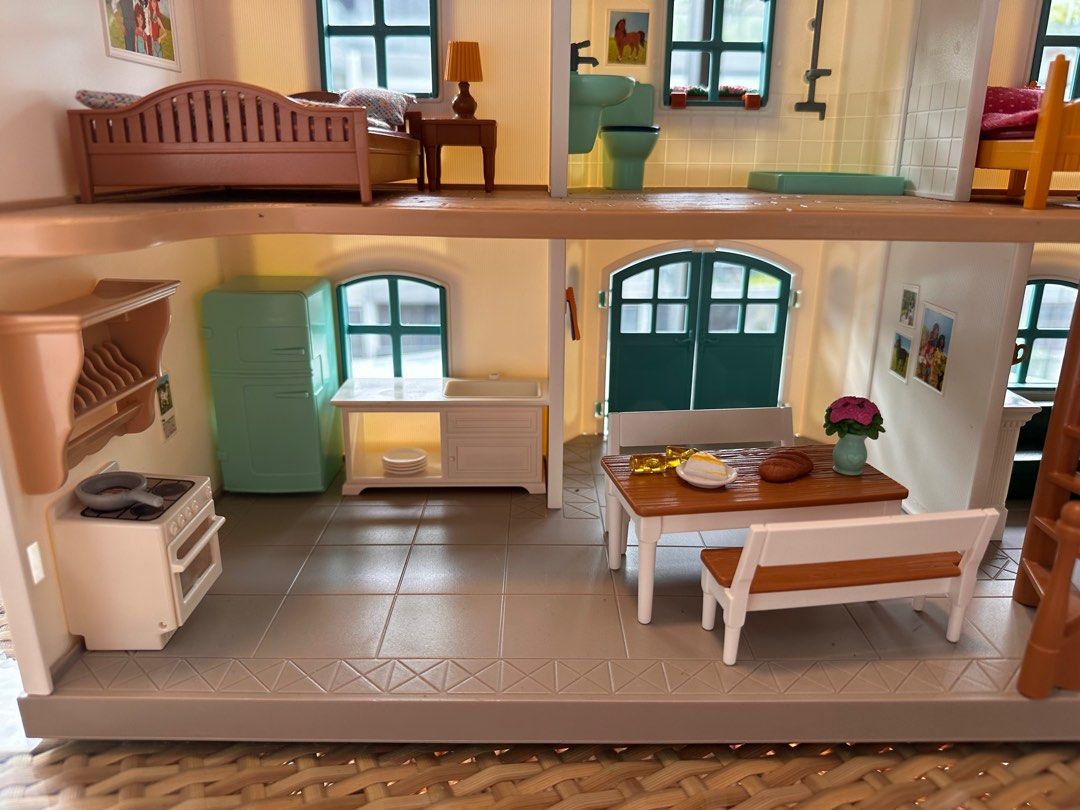Schleich 42551 Horse Club Lakeside Country House and Stable Playset ...