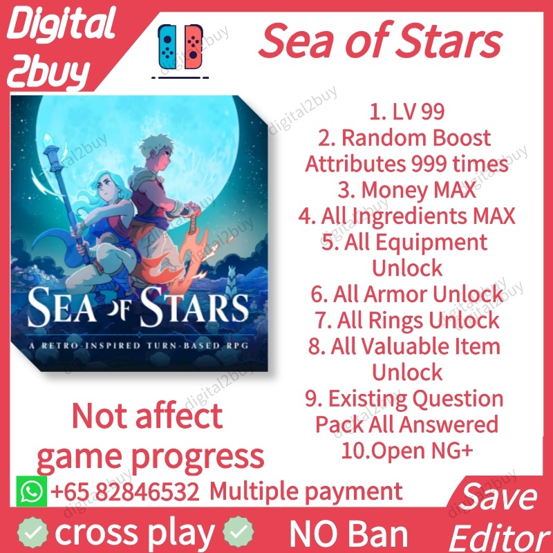 Sea of Stars Save Editor SOS Save Modding Sea of Stars Cheats, Video ...