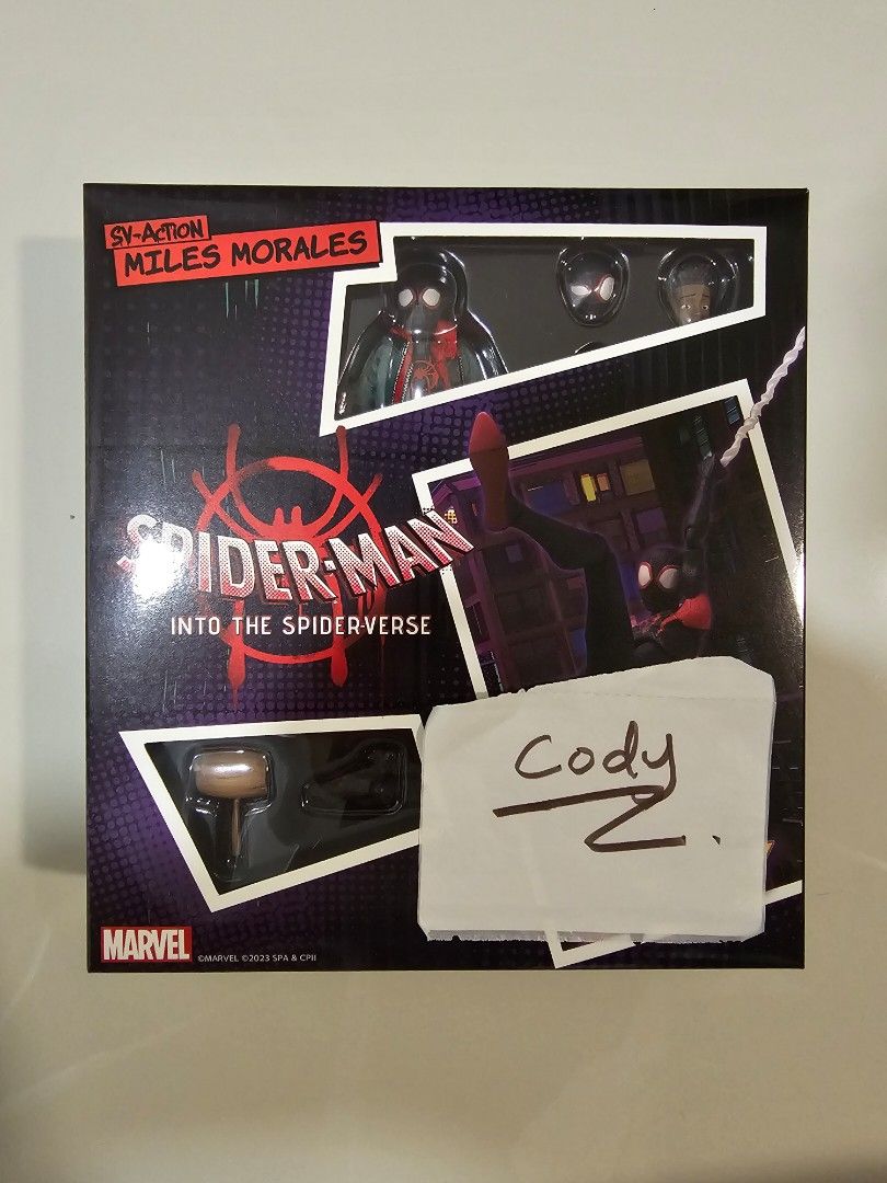 Sentinel SV Action Marvel Comics Spider-man Into The Spiderverse ITSV ...