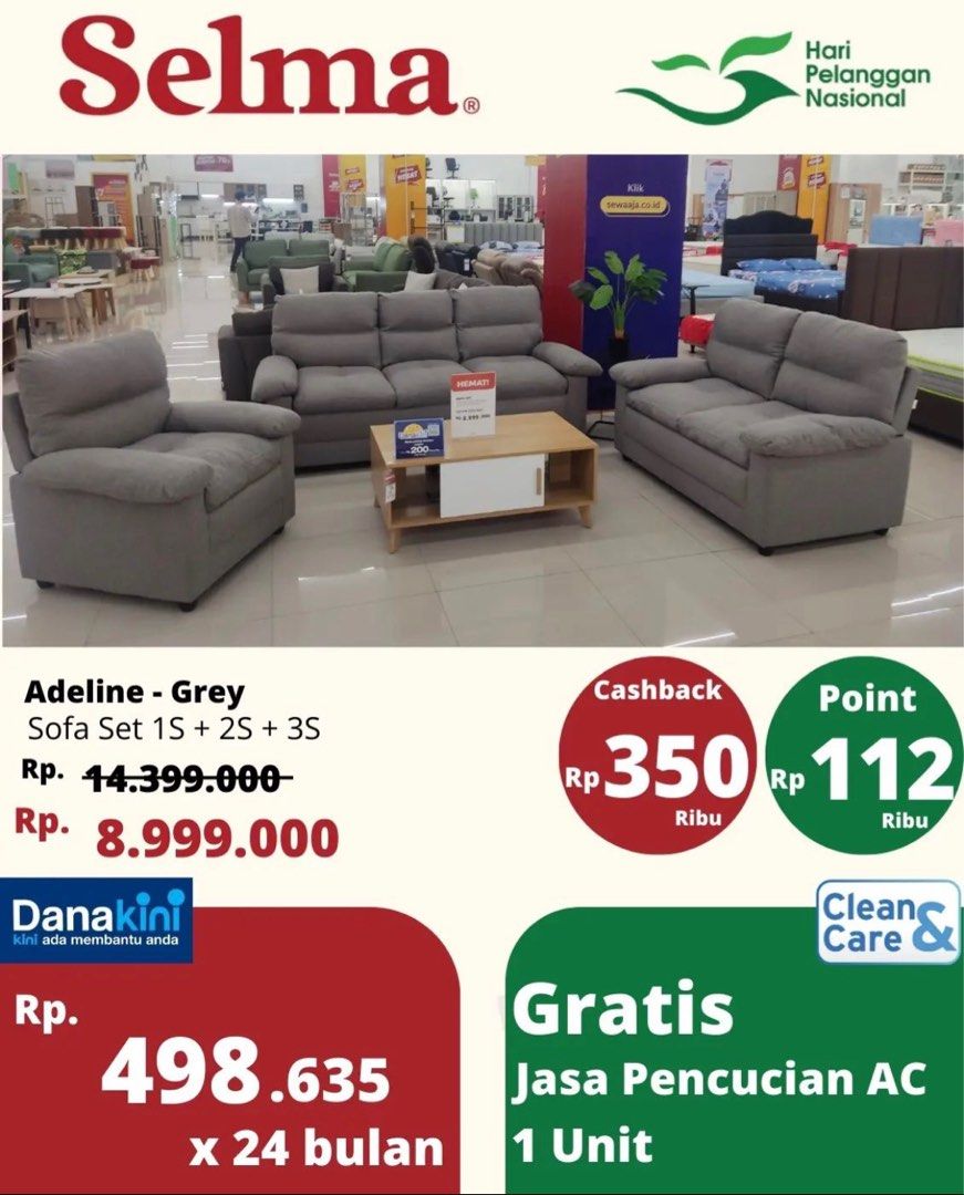 Set sofa ruang tamu, Perabotan Rumah di Carousell