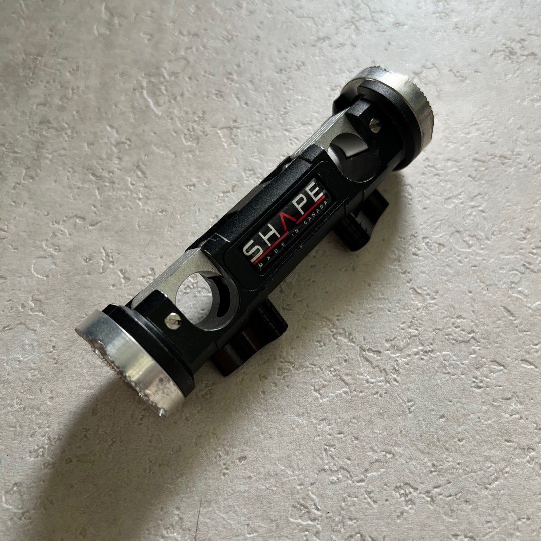 SHAPE 15mm rod block with ARRI style rosette, Photography, Video Cameras on Carousell