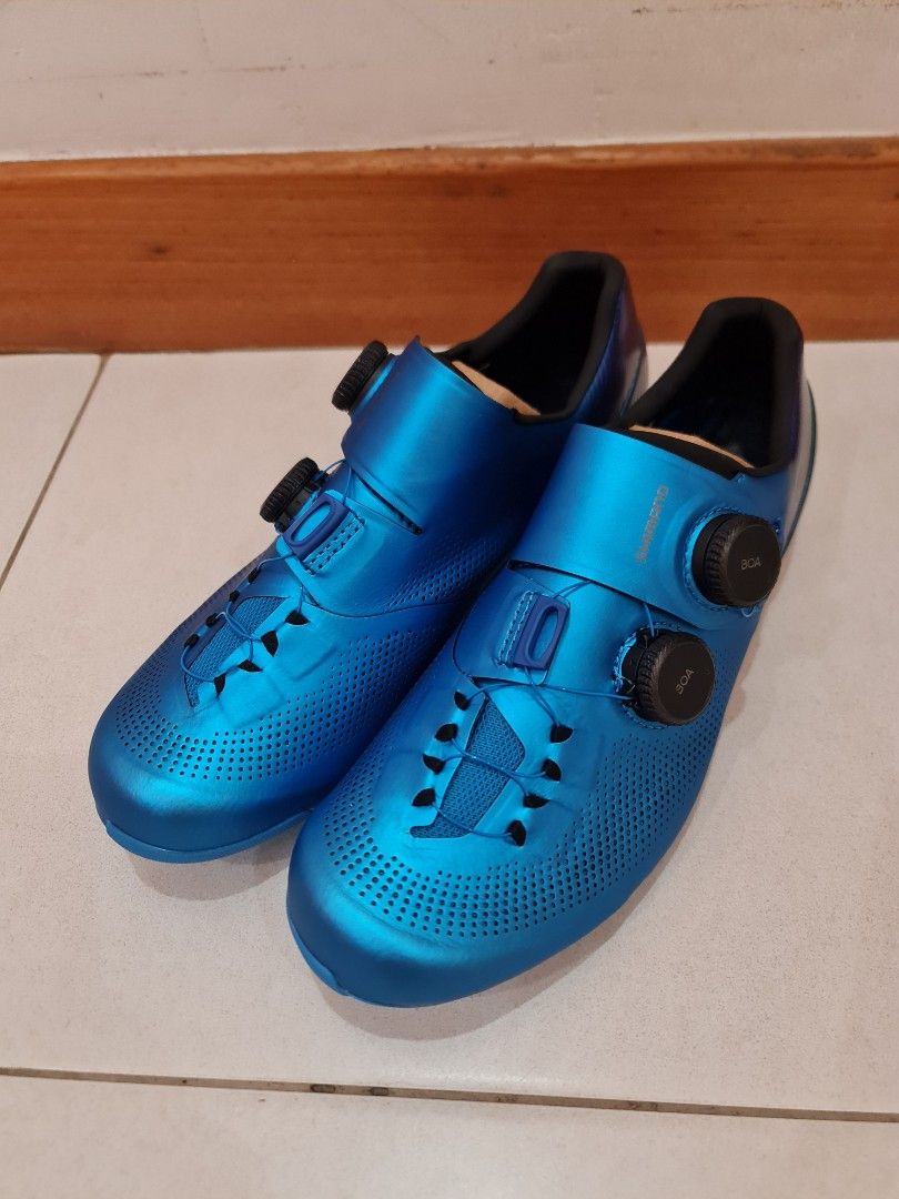 Shimano RC903 42.5 wide (Blue), Sports Equipment, Bicycles & Parts ...