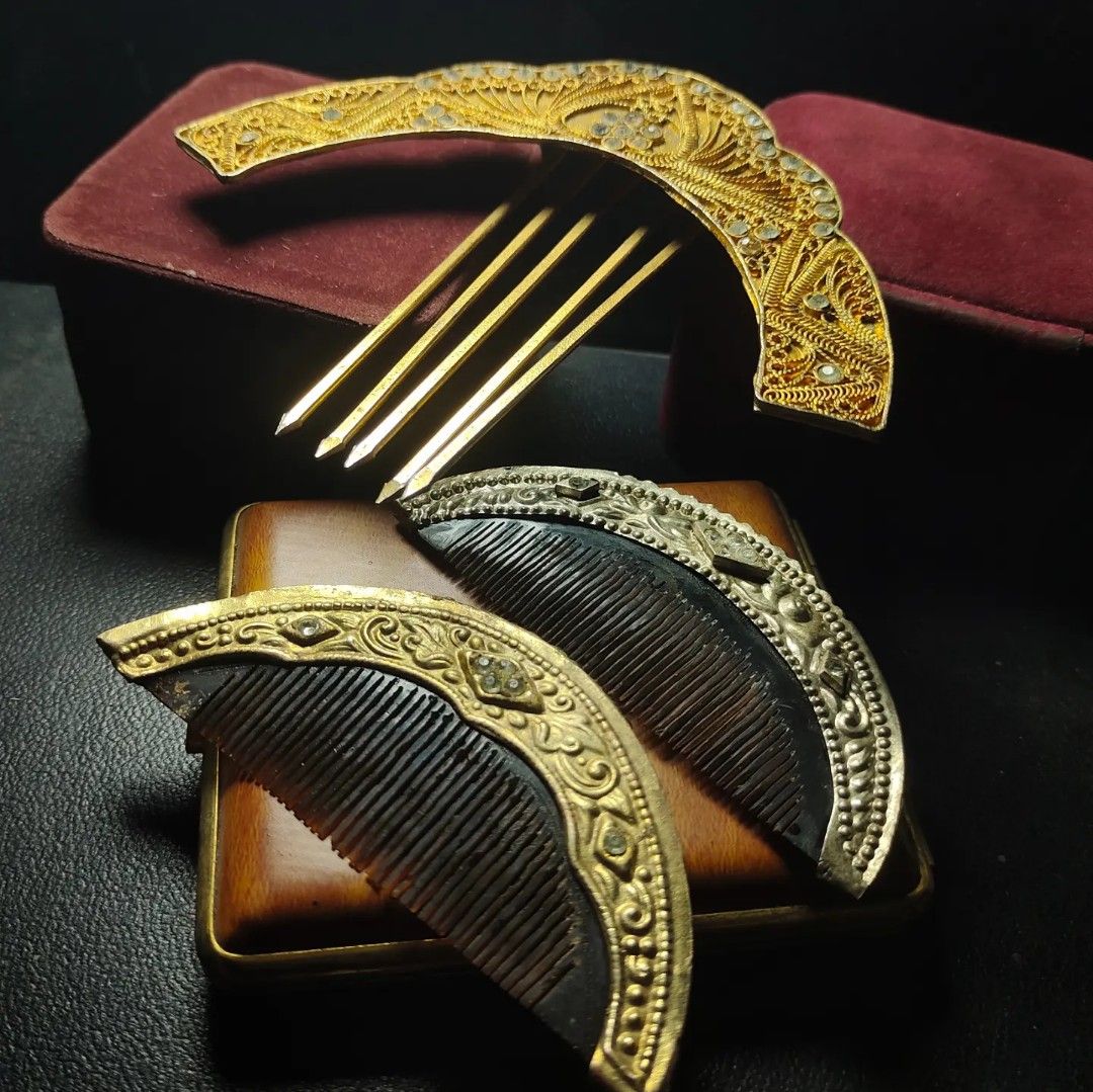 Sirkam tusuk konde gelungan wanita preloved kebaya sanggul, Barang ...