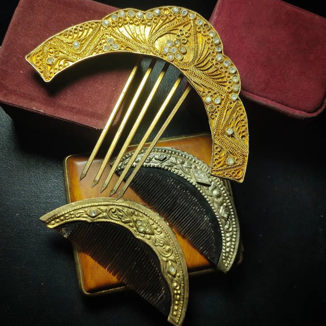 Sirkam tusuk konde gelungan wanita preloved kebaya sanggul, Barang ...