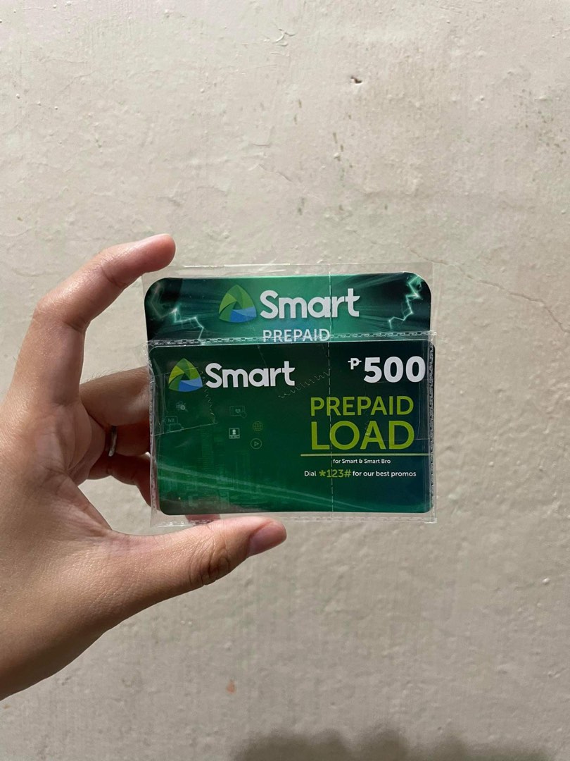 Smart E-Sim with P500 Load Card on Carousell