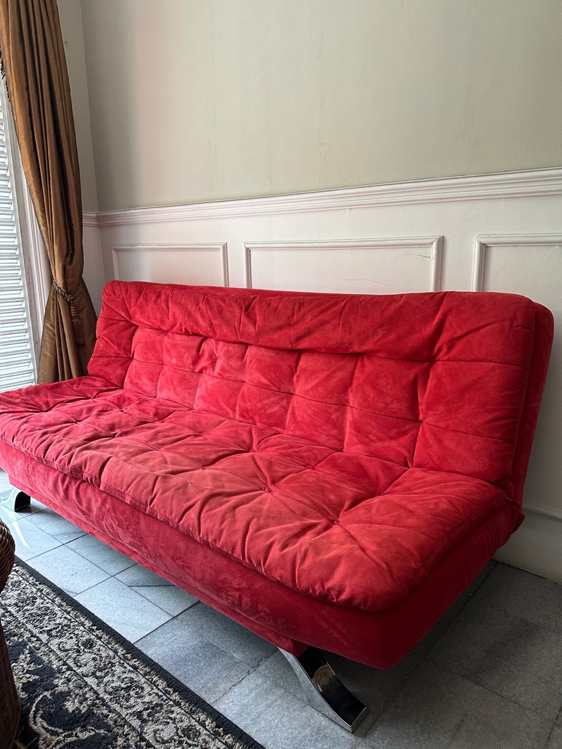 Sofa bed informa neo audrey fabric, Perabotan Rumah di Carousell