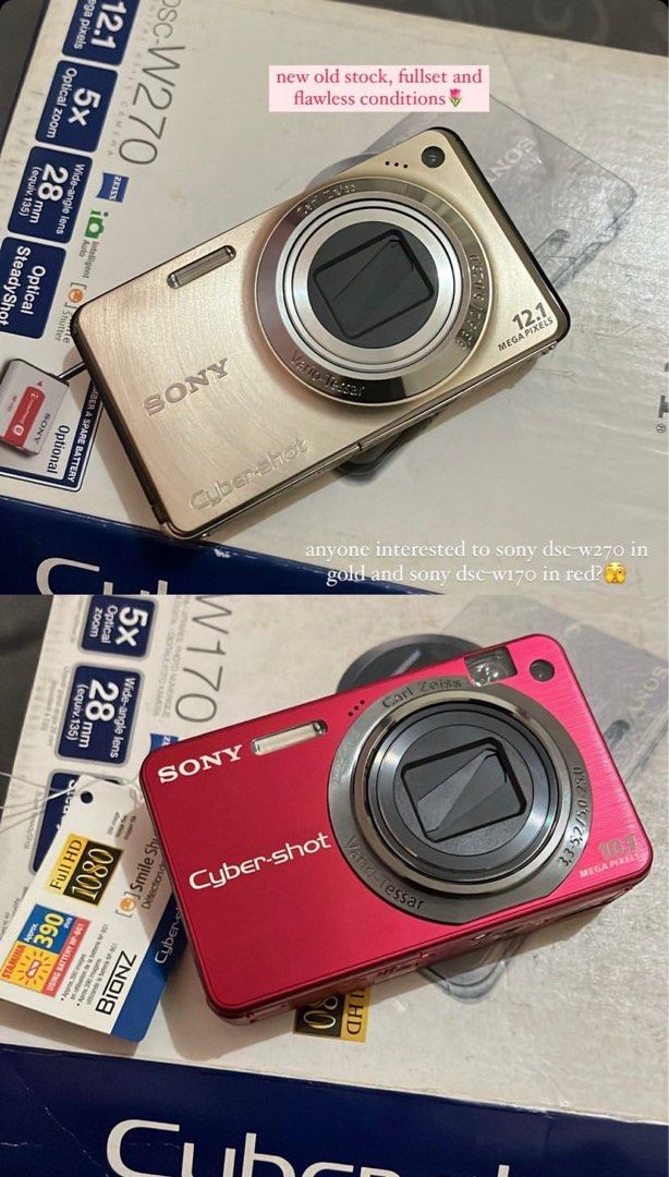 sony cybershot, Photography, Cameras on Carousell
